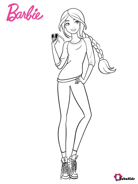 Free Printable Barbie Coloring Pages