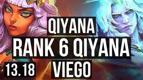 Qiyana Vs Viego Mid Solo Kills Rank Qiyana Games Euw