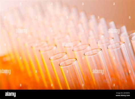 Laboratory Concept With Glass Tubing Stock Photo Alamy