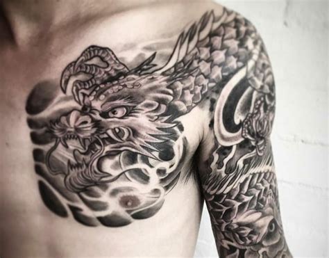 Best Dragon Chest Tattoo Ideas You Ll Have To See To Believe
