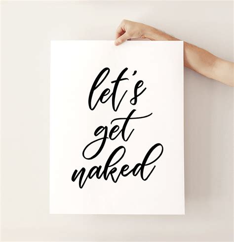 Let S Get Naked Art Print Printable Wall Art Etsy