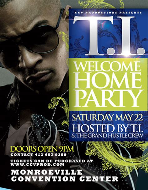 CCV PRODUCTIONS PRESENTS T I WELCOME HOME PARTY PITTSBURGH S RIP THE