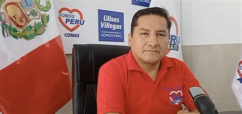 Fiscal A Investiga A Alcalde De Comas Ulises Villegas El Men