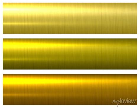 Brushed Metal Texture Gold