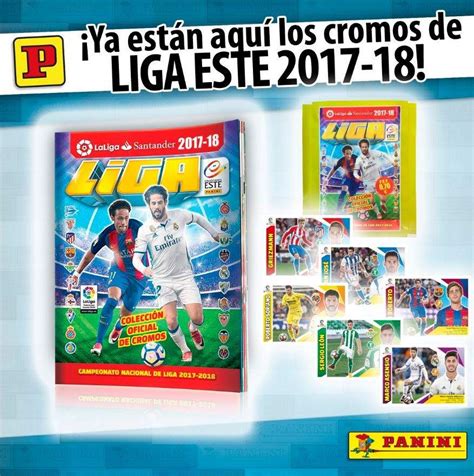 Panini lanza su álbum de cromos de la Liga 2017 2018 con Neymar en