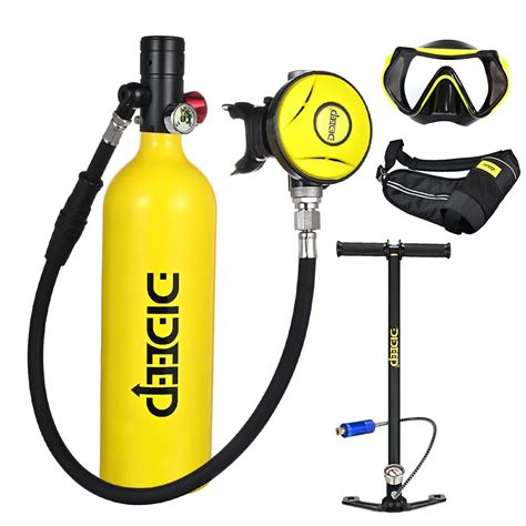 Mini R Servoir D Oxyg Ne De Plong E Sous Marine X4000Pro 1l Cylindre
