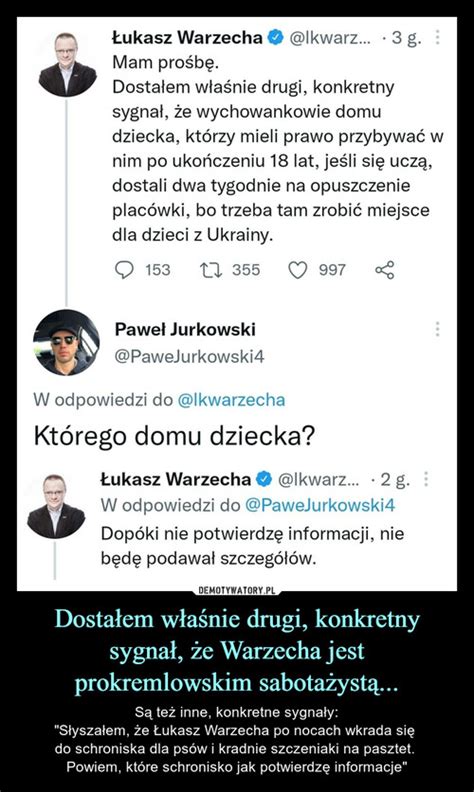 Michal Fella StopRusyfikacjiPrawicy On Twitter Lkwarzecha