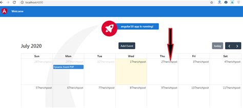 Calendar Angular Example Coverletterpedia