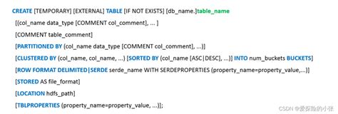 hive语法 ddl、dml 详解＋实例 collection items terminated by char csdn博客