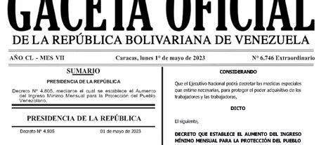 GACETA OFICIAL 6746