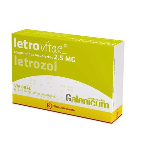 LetroVitae Letrozol 2 5 Mg X 30 Comprimidos Recubiertos EcoFarmacias