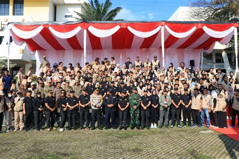 Apel Siaga Pengawasan Masa Tenang Pemilu 2024 PPID Provinsi Lampung