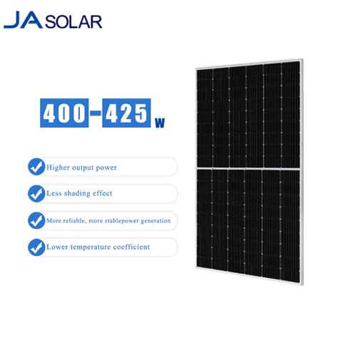 Ja High Quality Solar Deep Blue 3 0 425W Mbb Bifacial Mono Perc Half