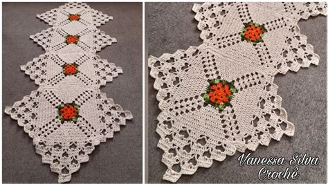 Caminho De Mesa Linea Em Croch Tutorial Croch Passo A Passo Youtube