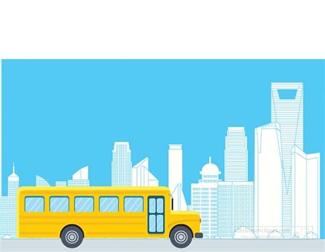 Bus Backgrounds Clip Art Library