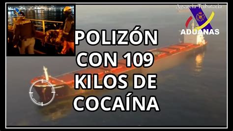 Así fue el viaje del polizón detenido con 109 kilos de cocaína en un