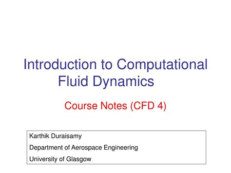 ppt introduction to computational fluid dynamics powerpoint presentation id 272695
