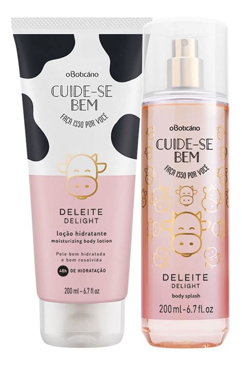 Combo Cuide se Bem Deleite Loção Corporal 200ml Body Spla