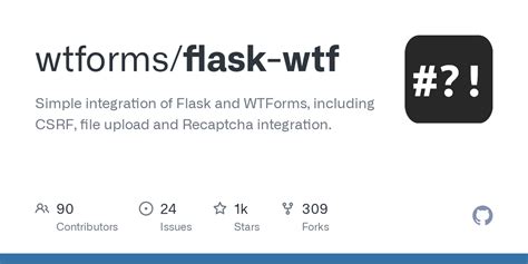 GitHub Wtforms Flask Wtf Simple Integration Of Flask And WTForms