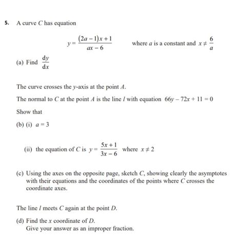 how do i solve this differentiation question r igcse