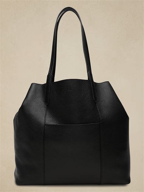 Leather Classic Tote Banana Republic Factory