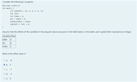 consider the following c program include 〈stdio h〉