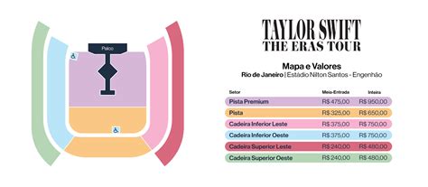 Informações Rio de Janeiro Taylor Swift The Eras Tour Brasil