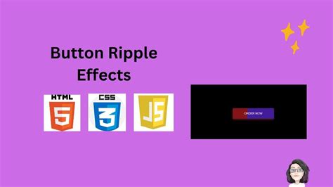 Button Ripple Effects Using HTML CSS And JavaScript JavaScript