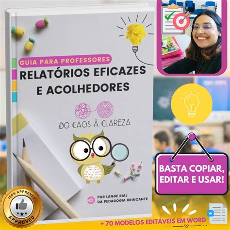 70 Modelos de Relatórios Individuais para Fundamental 1 e Educação