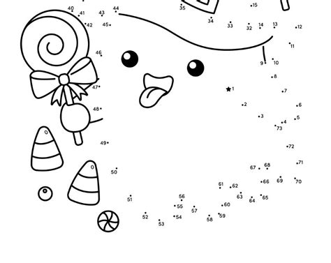 Coloriage Points Relier Montessori Sp Cial Halloween