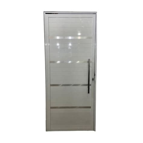 Porta Pivotante De Alum Nio Lambril X Frisos Esquerda Cor