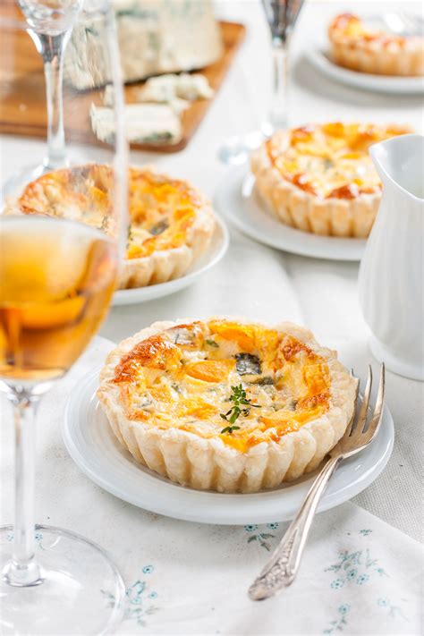 Petites Quiches Au Potiron Et Fromage Bleu Des Petites Quiches D