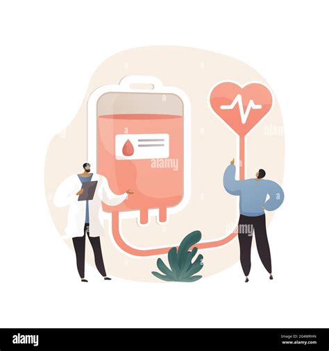 Blood Donation Abstract Concept Vector Illustration Stock Vector Image