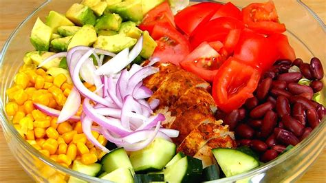 Ensalada De Pollo Con Lechuga Receta De Ensalada Youtube