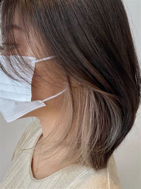 Korean Secret Two Tone Hair Color Ideas Hidden Hair Color