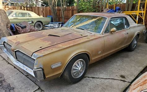Rare Find 1968 Mercury Cougar XR7 G Barn Finds