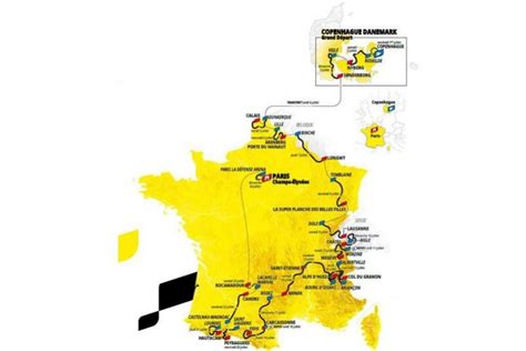Parcours Et Carte Du Tour De France L Quipe
