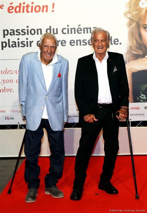Charles Gérard et Jean Paul Belmondo au photocall de la cérémonie d