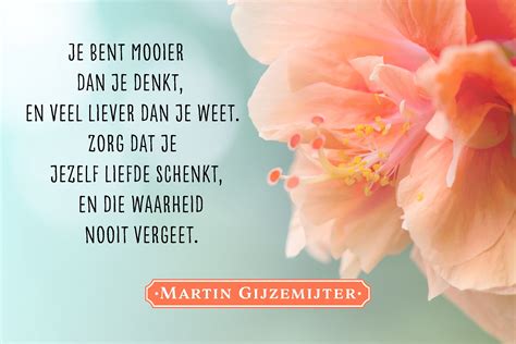 Je Bent Mooier Dan Je Denkt Dichtgedachten Martin Gijzemijter