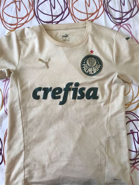 Camisa Palmeiras Dourada Camisa Masculina Puma Usado 83120202 Enjoei