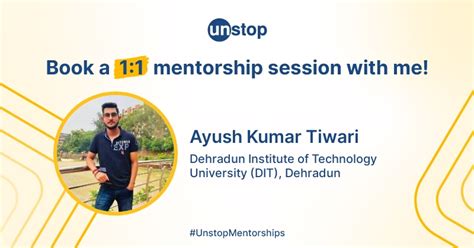 book a session with ayush kumar tiwari on unstop