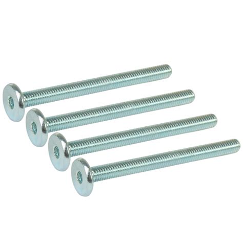 100x wkręt M6 x 100 mm z walcowym łbem imbus śruba meblowa wkręt