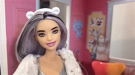 Cutie Reveal Polar Bear Barbie Unboxing And Review Winter Snowflake