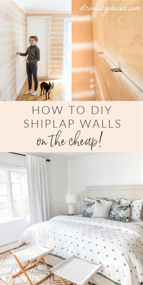 Wie Man Shiplap W Nde Billig Selbst Macht Mefics