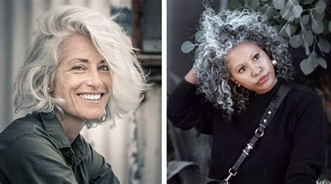 15 inspirations pour porter les cheveux gris avec fierté Châtelaine