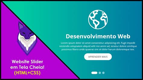 Como Criar Um Website Slider Html E Css Website Slider Em Tela