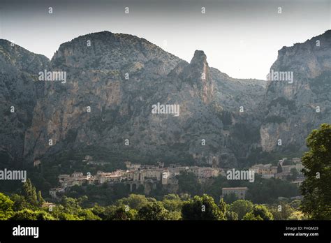 Moustiers Sainte Marie Provence France Europe Stock Photo Alamy