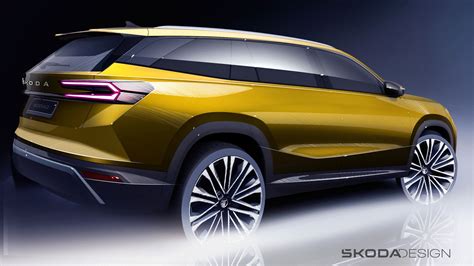 All New Skoda Kodiaq Teased Ahead Of October Premiere