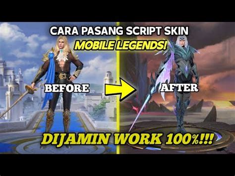 Cara Pasang Script Skin Mobile Legends Terbaru Dijamin Work Youtube