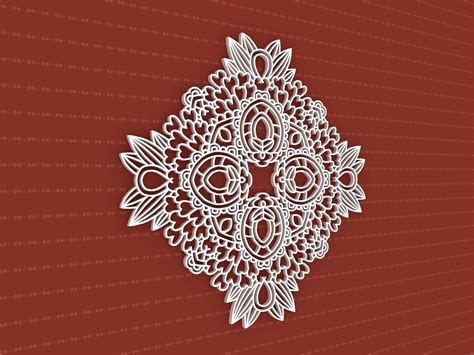 Mandala D Modell Unknown Dwg Fbx Max Obj Stl Wrl Free D